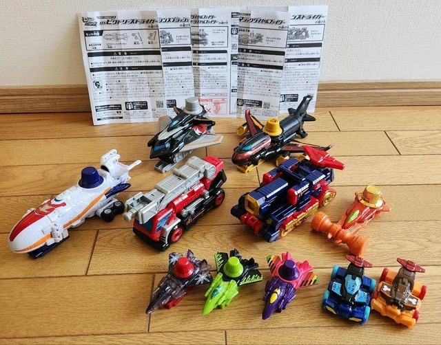 POWER RANGERS LUPINRANGER VS Patoranger Machine Vehicle 11p set BANDAI ...