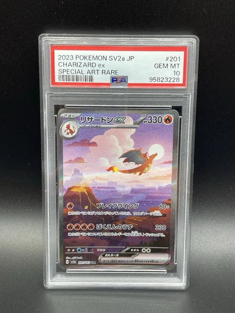 CARTE POKÉMON - Charizard ex SAR PSA 10 201/165 151 SV2a Alt Art Jap MINT Jap EUR 2,50 - PicClick FR