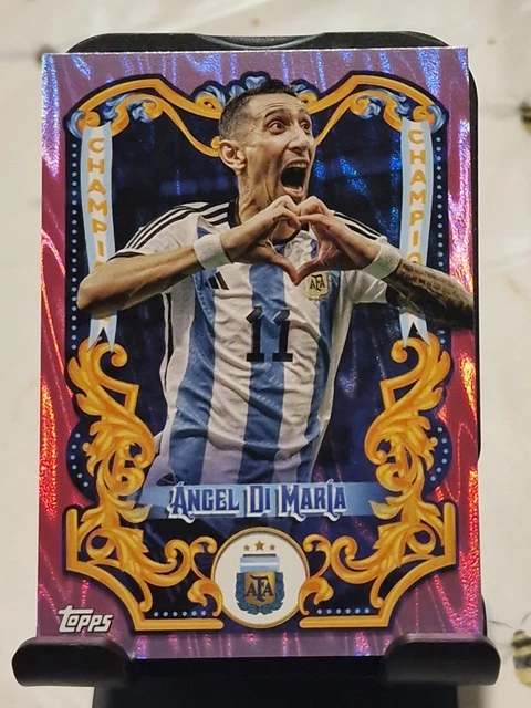 TOPPS FILETEADO ARGENTINA 2022/23 Parallel - Angel Di Maria Champions ...