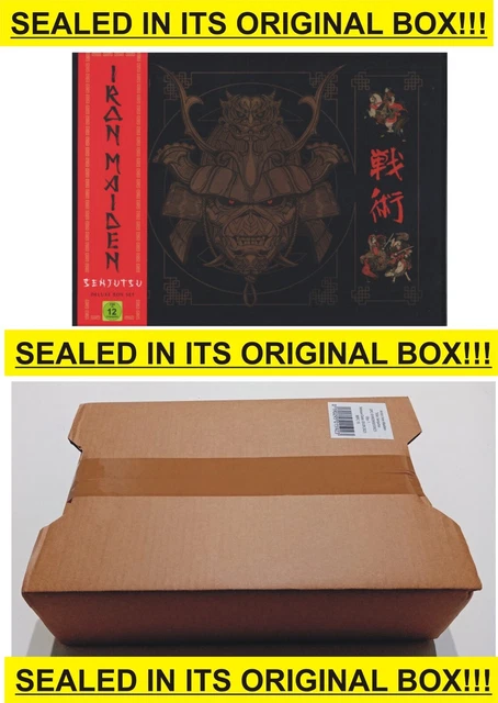 IRON MAIDEN SENJUTSU BOX-SET CD BluRay 2-CD BOX Limited Edition Deluxe ...