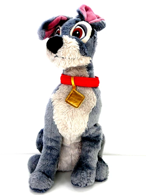 DISNEY STORE LADY And The Tramp Plush Scamp Dog Soft Toy 15” Official £ ...