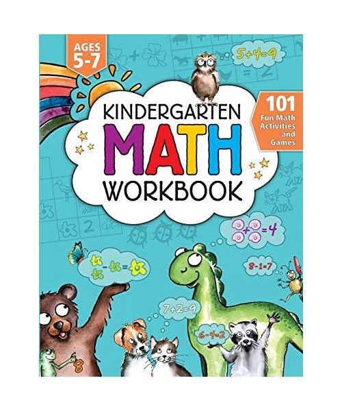 KINDERGARTEN MATH ACTIVITY Workbook: 101 Fun Math Activities and Games ...