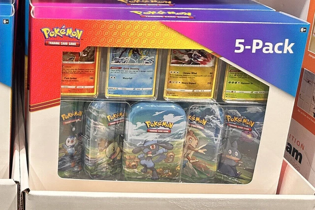 POKÉMON 5 PACK Mini Tins, Sinnoh Stars plus 4 Promo Cards $69.98 - PicClick