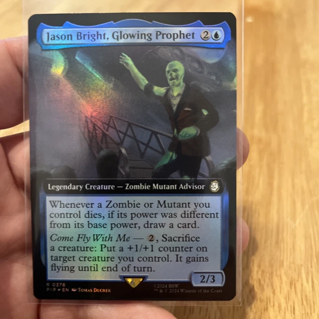 MTG FALLOUT 037 PIP Jason Bright Glowing Prophet FOIL art étendu EUR 3 ...