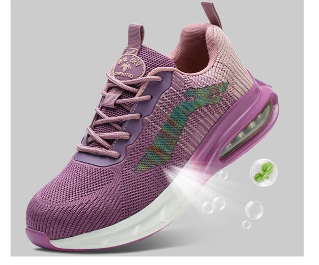 SAFETY SHOES TRAINERS Shoes Plastic toe cap Work Shoes Men Women Four ...