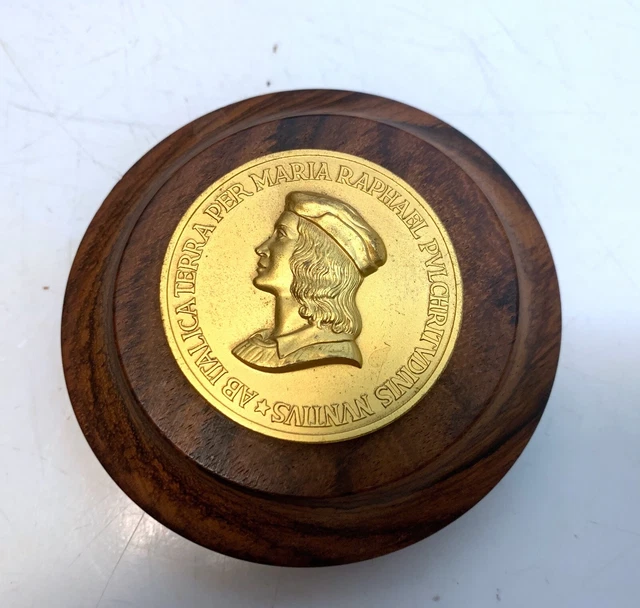 SS RAFFAELLO OCEAN LINER CRUISE SHIP ITALIAN LINE Gold Plated Medal ...