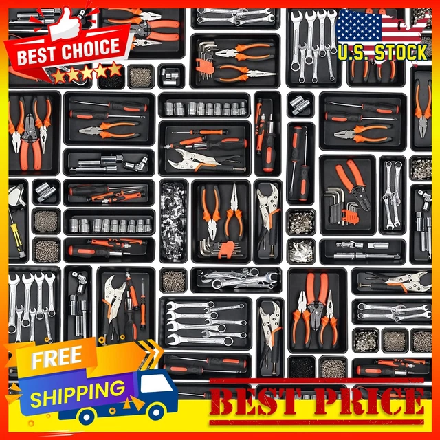 45 PACK TOOL Box Organizer Tray Divider, Toolbox Desk Drawer Organizer ...