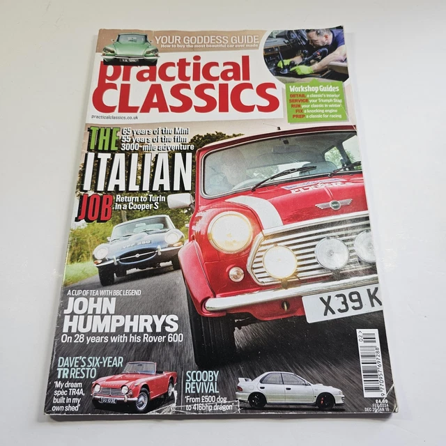 PRACTICAL CLASSICS MAGAZINE February 2024 Mini Cooper S Rover 600 TR4A Resto £2.99 - PicClick UK