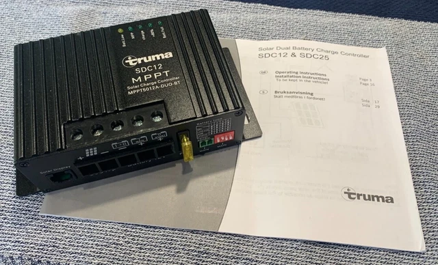 TRUMA SOLAR PANEL Duo Battery Charge Controller Sdc12 Mppt 5012A Duo £ ...