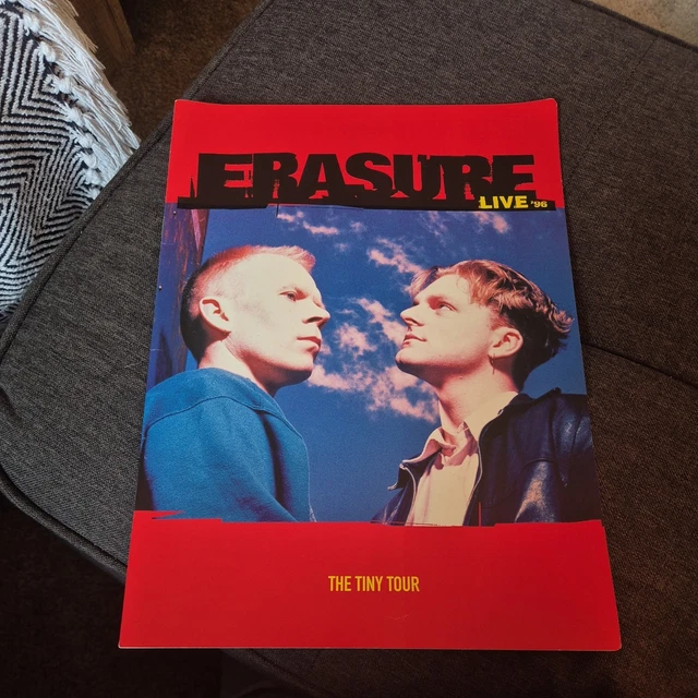ERASURE LIVE 96 Tiny Tour Tour Programme £16.13 - PicClick UK