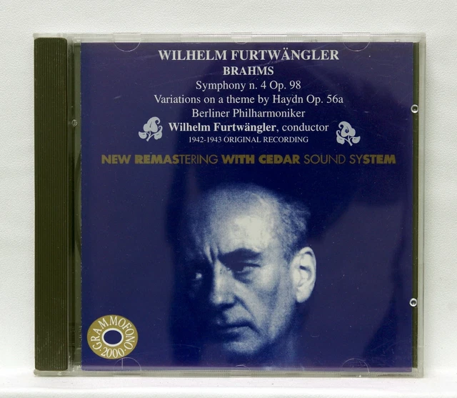 WILHELM FURTWANGLER - BRAHMS symphony no.4, haydn-variations GRAMMOFONO ...