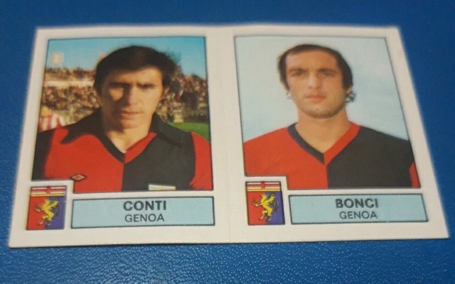 BRUNO CONTI - BONCI Genoa Figurina Calciatori Panini 1975/76 n. 433 ...