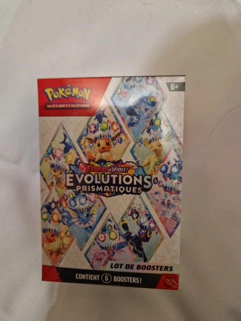 POKÉMON BUNDLE 6 boosters EV8.5 Evolutions Prismatiques Fr Neuf DISPO ...