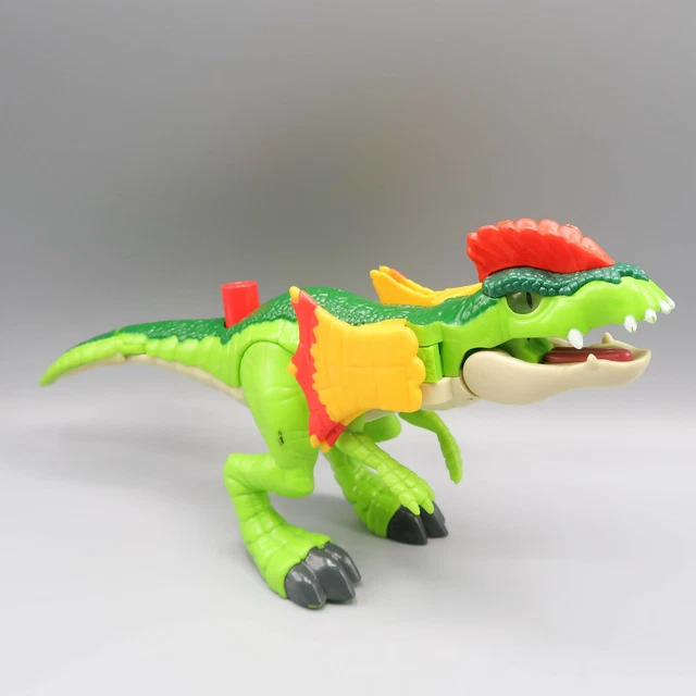 FISHER PRICE IMAGINEXT Dinosaur Jurassic World Park Dilophosaurus Venom ...