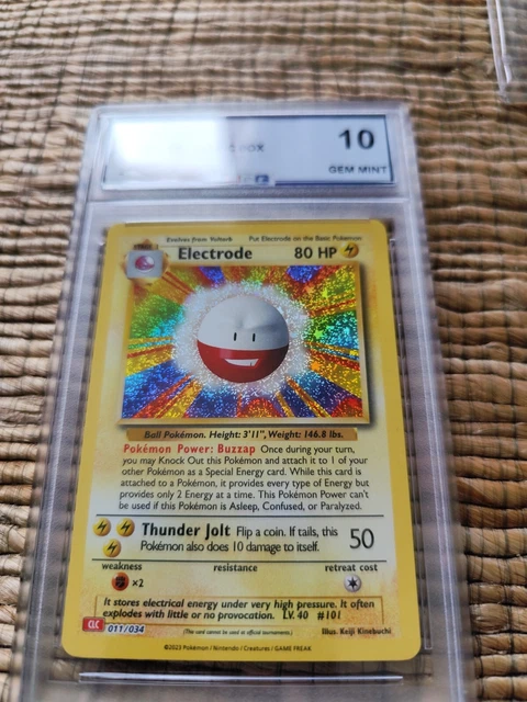 UCG 10 ELECTRODE 011/034 CLC English Pokemon TCG Classic Charizard Deck EUR 10,00 - PicClick FR