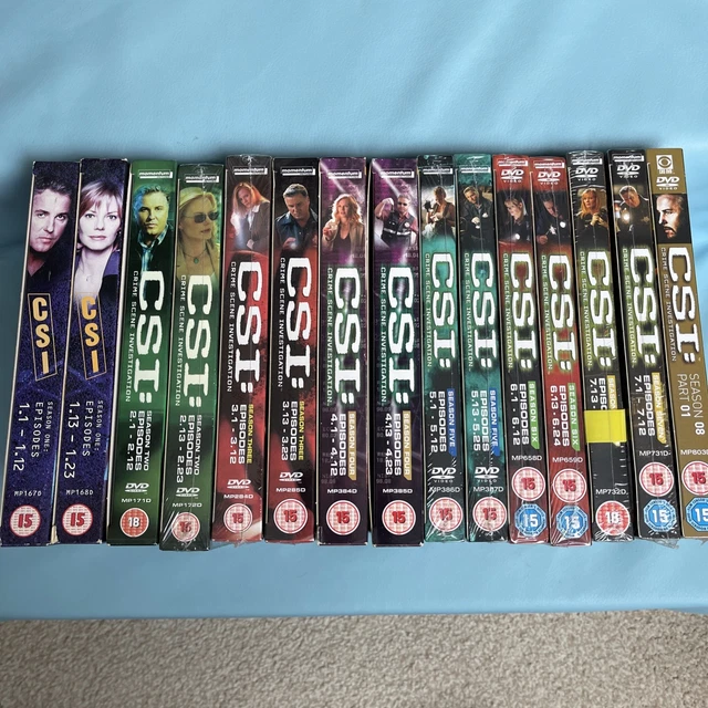CSI: CRIME SCENE Investigation Seasons 1 - 8 DVD Box Sets FREE SHIPPING ...