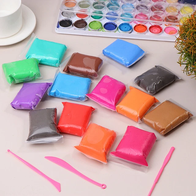 12/24/36 COLOR SUPER Light Clay Air Dry Polymer Modelling Clay With 3 ...