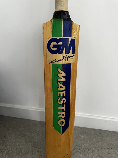 GM GUNN & Moore Maestro Club Deluxe Rare Vintage Cricket Bat £50.00 ...