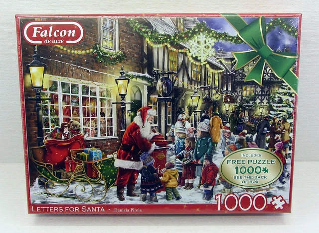 FALCON DE LUXE Letters to Santa Daniela Pirola 2 x 1000 Pc Jigsaw ...