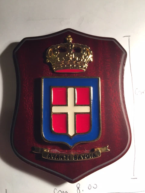 CREST MINI, STEMMA Sabaudo- Savoia-REGNO D’ITALIA-MONARCHIA Sabauda EUR ...