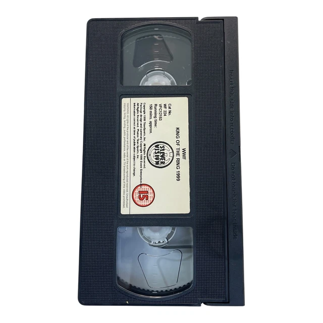 WWE KING OF the Ring 1999 VHS Silver Vision Wrestling Undertaker vs ...