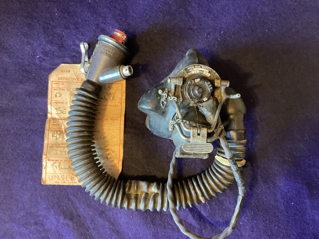 RAF TYPE Q1A Oxygen Mask a/f 1960s £27.28 - PicClick UK