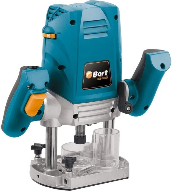 BORT BOF-1080N OBERFRÄSE 1200 W Softgriff Anschluss für Staubsauger EUR ...