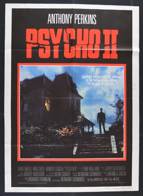 MANIFESTO PSYCHO II 2 Anthony Perkins Vera Miles Richard Franklin Greenwood A115 EUR 34,74 ...