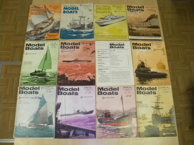 MODEL MAKER & Model Boats Magazine 1966 Complete Year £20.00 - PicClick UK