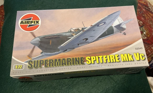 AIRFIX KIT, SCALE 1 :72 Supermarine Spitfire MK.Vc, Sealed New Old Stock. £12.00 - PicClick UK