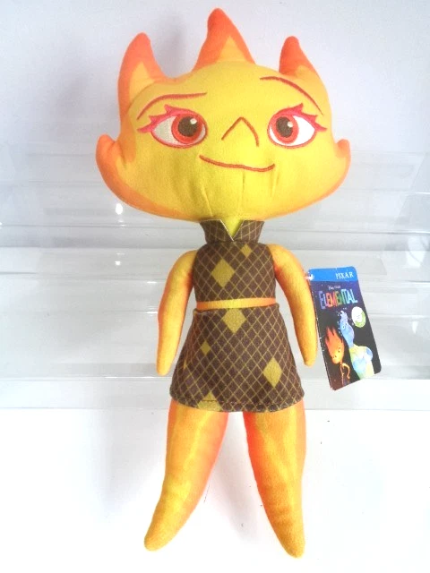 DISNEY PIXAR ELEMENTAL Ember Lumen Fire Flame Soft Plush Toy with Tag ...