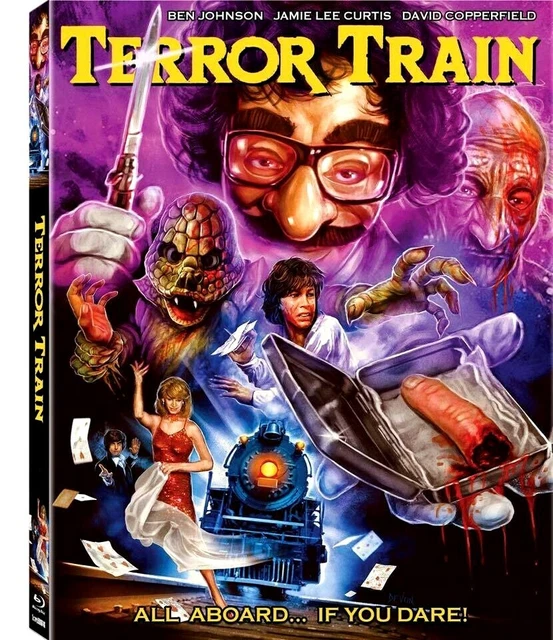 TERROR TRAIN BLU-RAY *80's SLASHER Jamie Lee Curtis HALLOWEEN *w/RARE ...