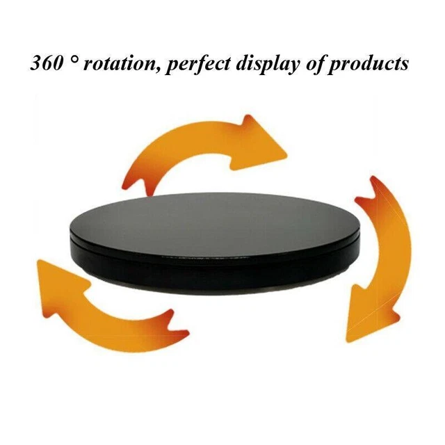 52CM ELECTRIC DISPLAY Rotating Stand Max 80KG Photography Show Holder ...