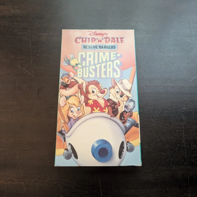 CHIP 'N' DALE Rescue Rangers "Crime-Busters" VHS Disney 80s Cartoon $4. ...