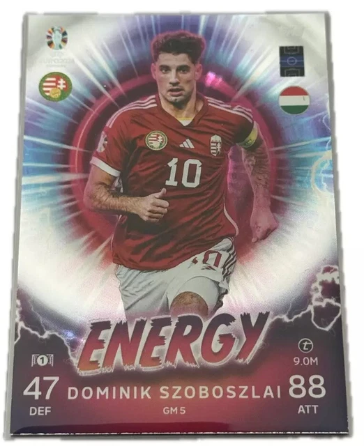 TOPPS EURO 2024 Match Attax - Energy Dominik Szoboszlai GM5 £11.95 ...