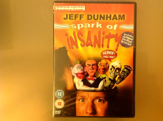 JEFF DUNHAM - Spark Of Insanity Dvd - Very Rare - Brand New And Sealed ...