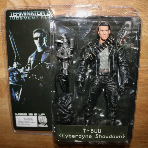 NECA REEL TOYS Terminator 2 T-800 - Cyberdyne Showdown Figure - SEALED ...