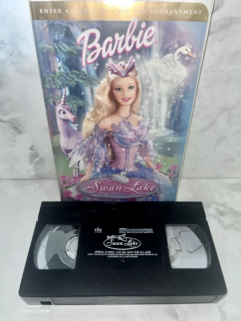 BARBIE OF SWAN Lake VHS ClamShell Case World of Love & Enchantment ...