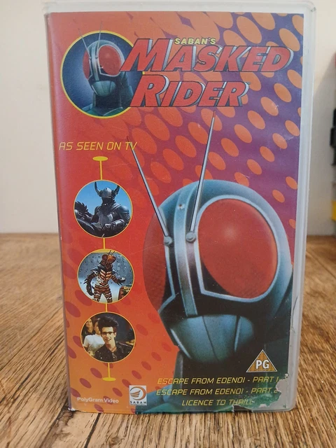 SABAN'S MASKED RIDER VHS Tape Video Cassette Vintage 1996 £15.00 ...