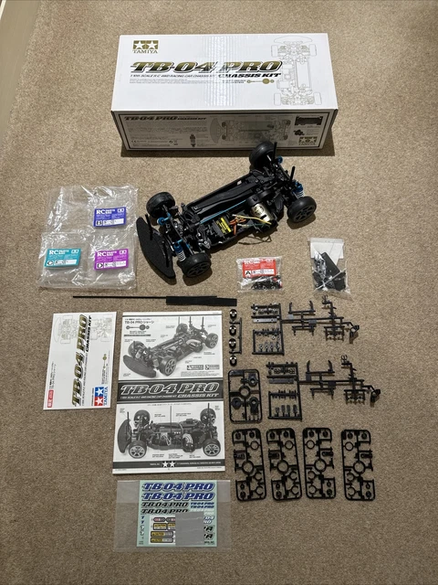 TAMIYA TB04 PRO Chassis Kit NUOVA BUILD 84339 rari hop up (TB-04) TRF EUR 186,95 - PicClick IT