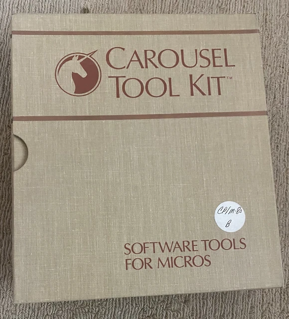 1984 MICROTOOLS CAROUSEL Tool Kit Software Tool for Macros CP/M-80 EUR 18,73 - PicClick FR