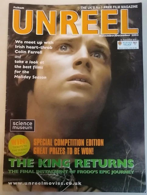 MAGAZINE - ODEON Cinema Unreel Magazine November / December 2003 LOTR ...