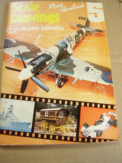 MODEL AIRCRAFT SCALE Drawings Plans Handbook # 5 Map £3.59 - PicClick UK