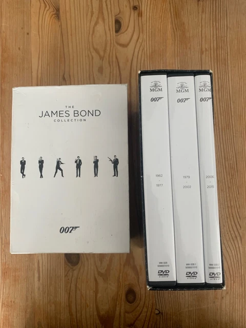 JAMES BOND COMPLETE DVD collection box set (very good condition) £23.00 ...