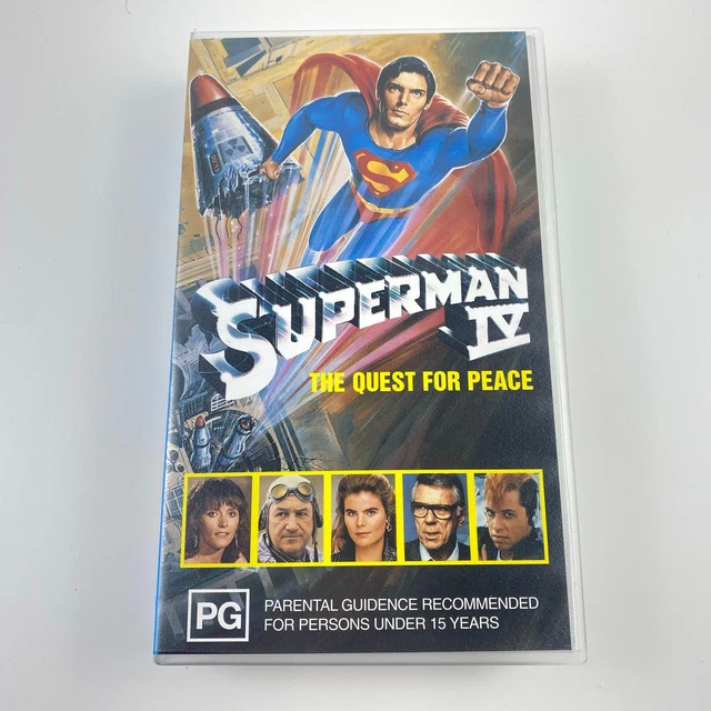 SUPERMAN 4 IV: The Quest for Peace (VHS, 1987) New Sealed Tape ...