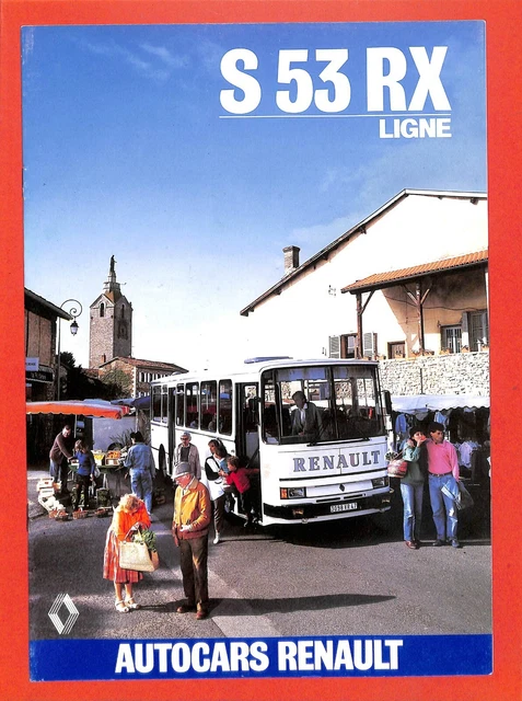 RENAULT AUTOCARS / S 53 RX LIGNE / CATALOGUE 250 g de 1989 EUR 8,90 ...