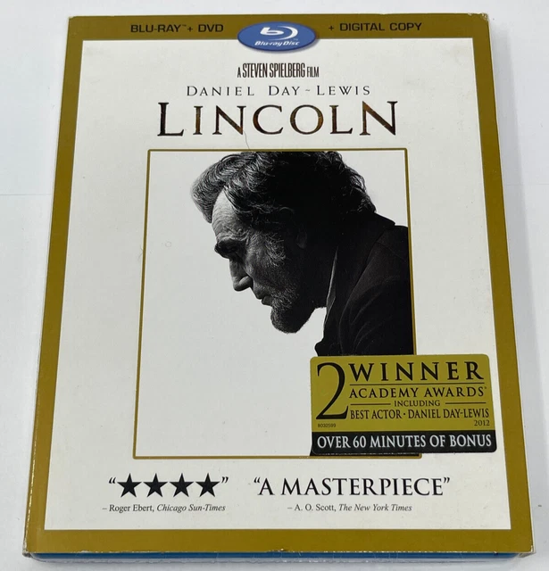 LINCOLN 4 DISC Blu Ray Steven Spielberg Daniel Day Lewis Brand New ...
