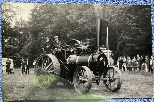 PIN SHARP PHOTO Unidentified Marshall Steam Tractor Reg No.BW5249 Seen ...