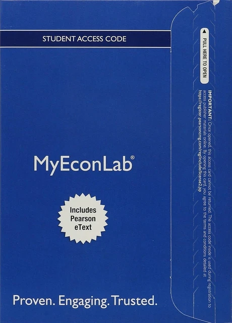 MYLAB ECONOMICS ETEXT Access Code Card for Macroeconomics 6th Edition ...