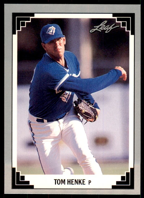 1991 CARTES DE baseball Leaf Tom Henke #517 EUR 2,06 - PicClick FR